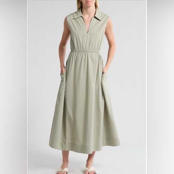 rag & bone | Dresses | Rag Bone Joan Sleeveless Poplin Aline Dress ...